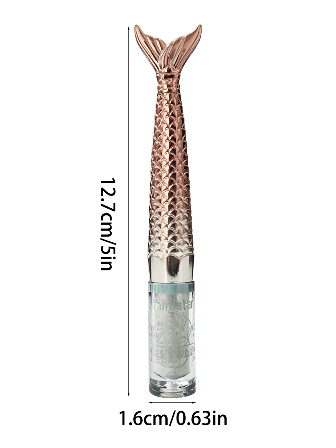 Mermaid Tail Shaped Pearl Eyeliner In Glittering White Color For Eye ...