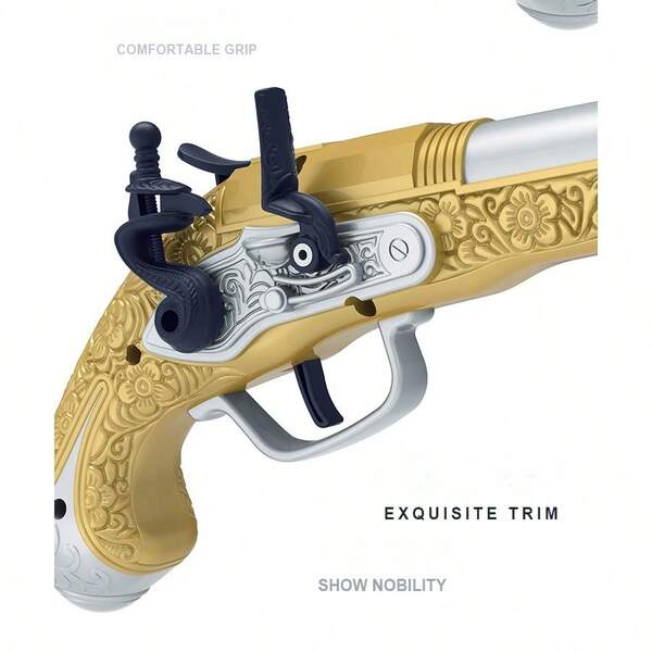 Mini Soft Bullet Gun Toy Pistol With Caribbean Pirate Theme And ...