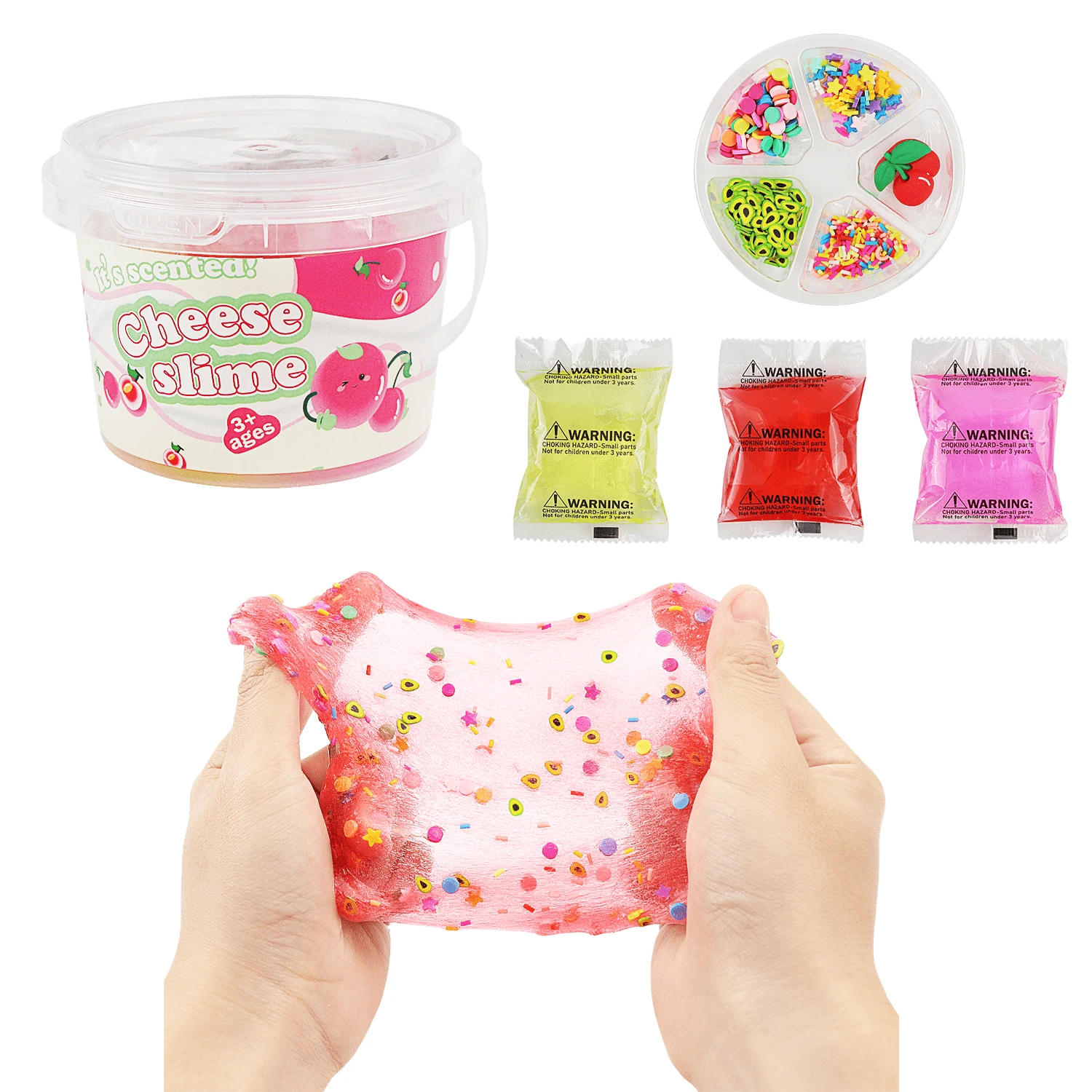 Fruit Series Foam Slime Crystal Clear Mud Diy Creative Slime Clay ...