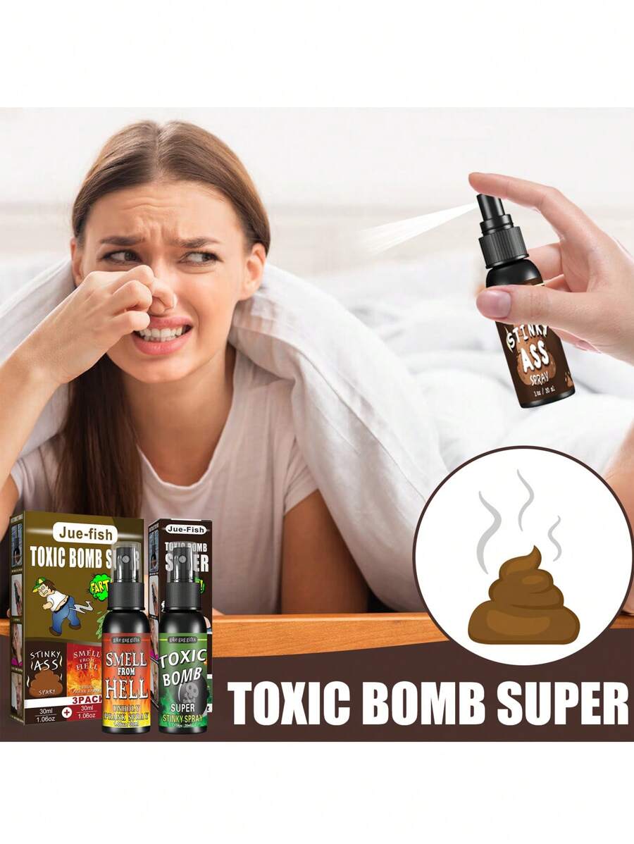 Fart Spray Prank Toy, Entertainment Gag, Smelly Stink - Poop, , And ...