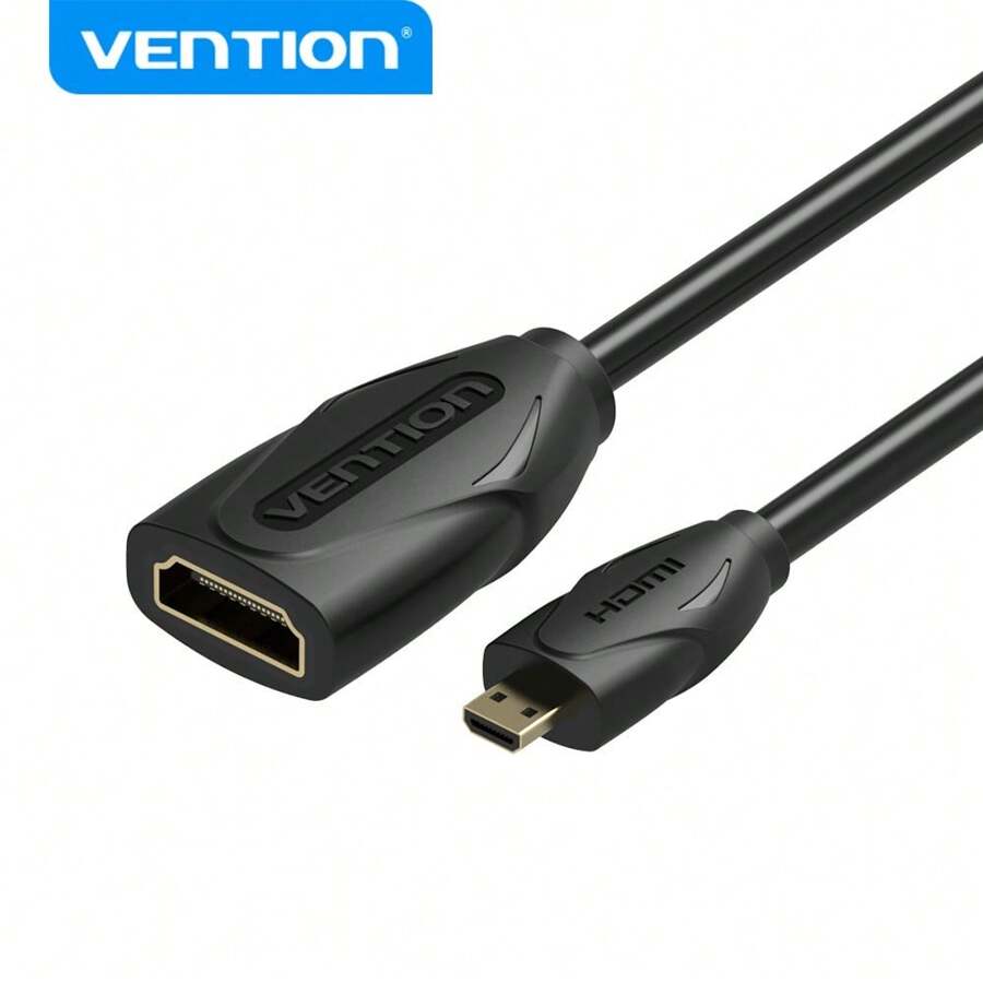 VENTION Micro HDMI Extension Cable, 4K 60Hz Micro HDMI Male To HDMI ...
