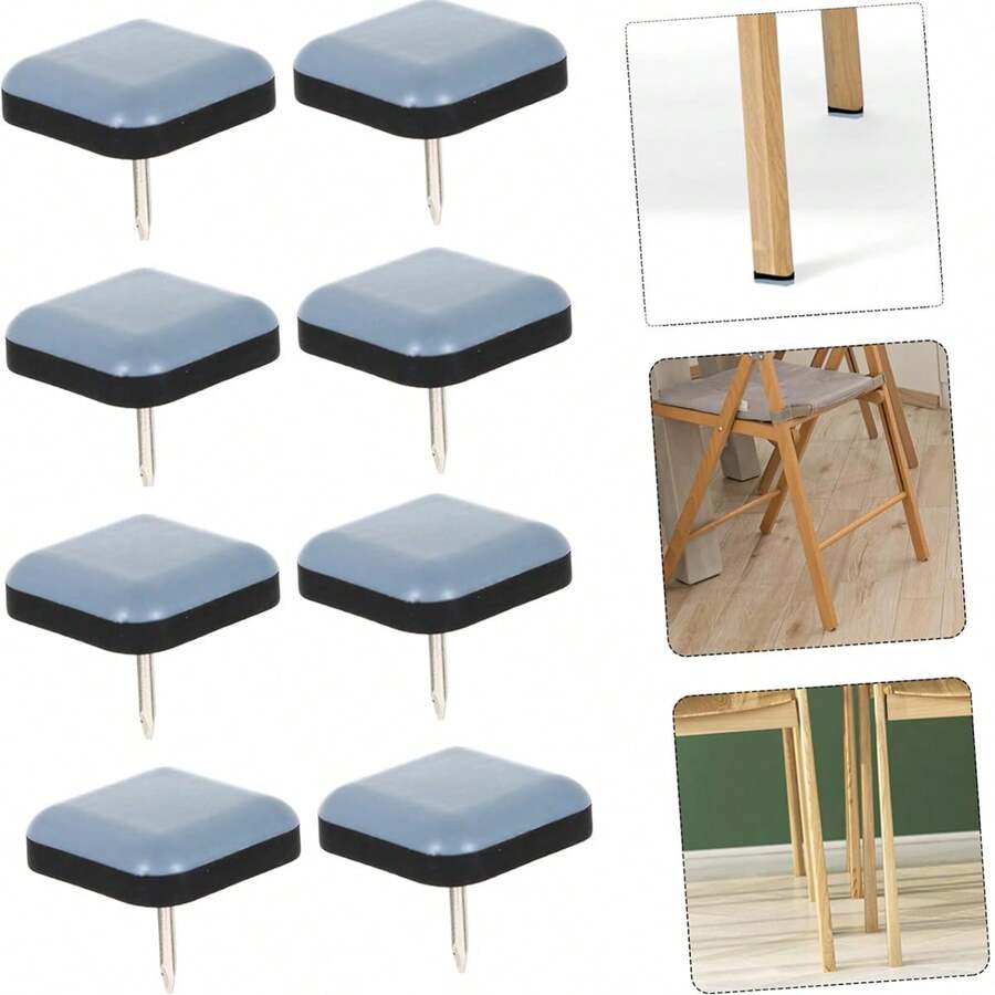8 Pcs Furniture Sliders- 1inch Heavy Duty Teflon Chair Sliders Glides ...