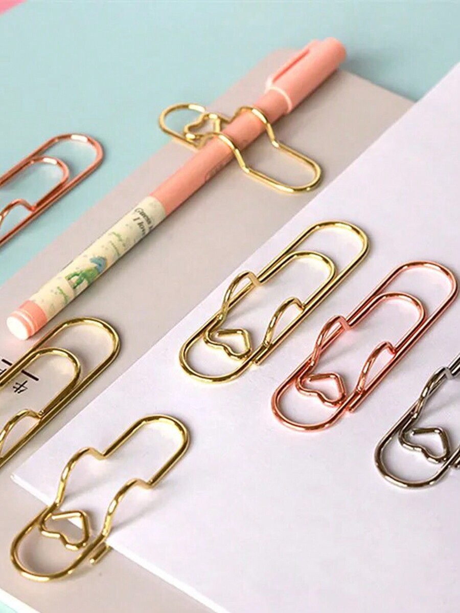 1/5/10 Pcs Metal Pen Clips Multifunctional Pen Clips Note Book Sticks ...