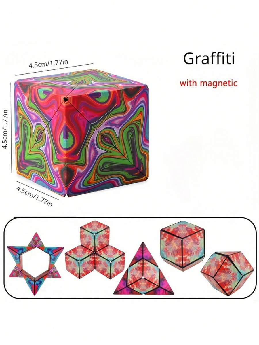 Three-Dimensional Variety Magic Cube Anti Stress Toy Geometry Infinite ...