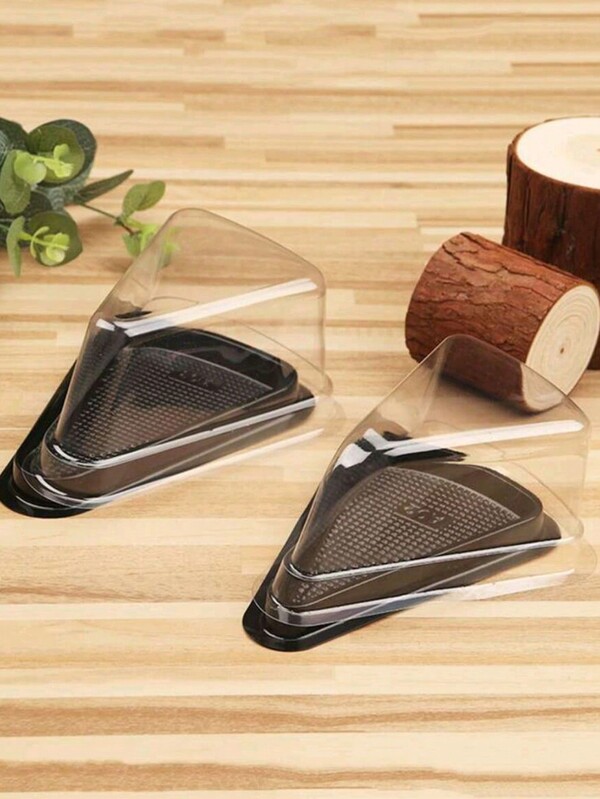 30pcs Transparent Triangle Cake Package Box | SHEIN USA