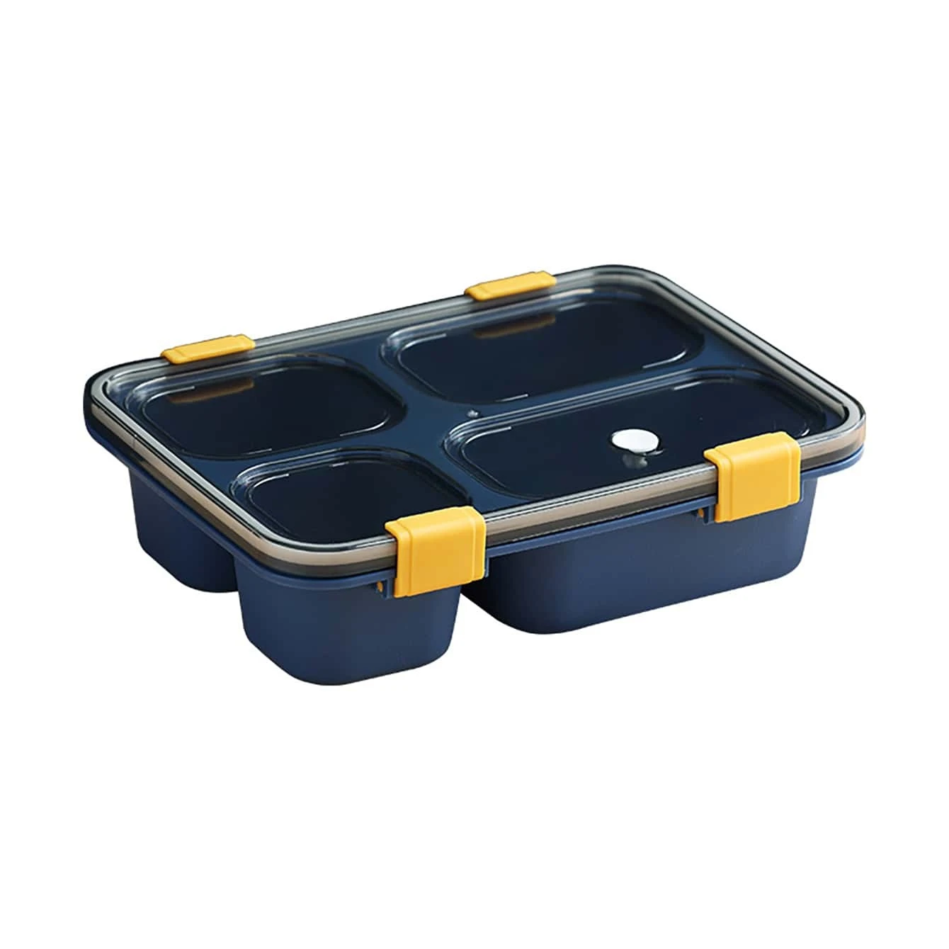 1pc Compartmentalized Lunch Box, Plastic Tableware For Students ...