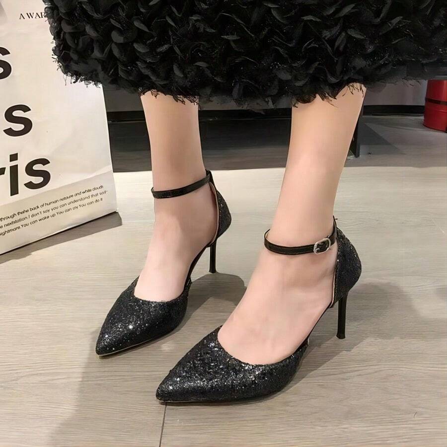 2024 New Arrival Women's High Heels, Cross-Border Spring Wedding Shoes ...