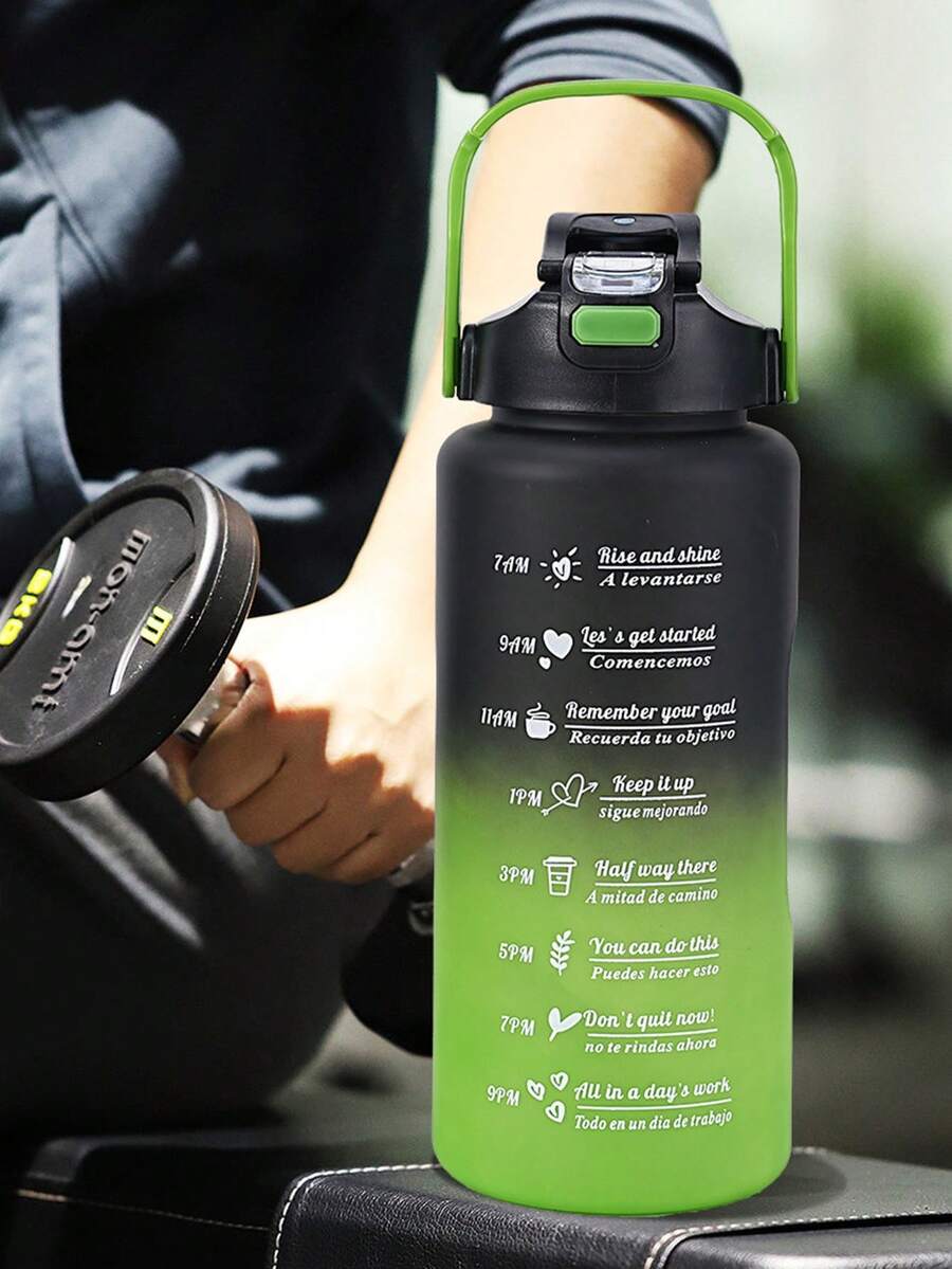 Progressive Color Sippy Cup, Portable Sports Kettle, Plastic Cup Double ...