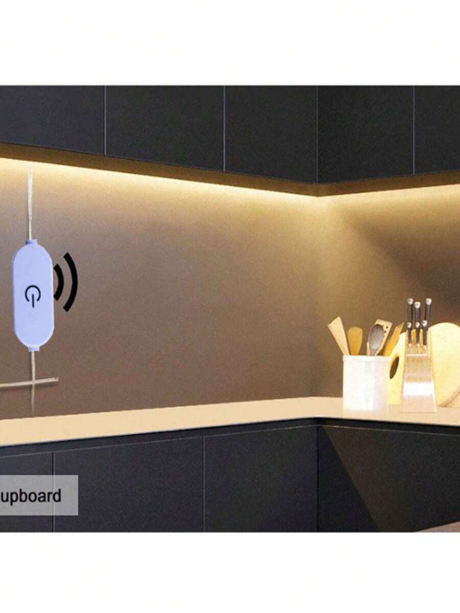 5v Dual-Color Touch-Sensitive Led Strip With Smart Usb Port For Cabinet ...