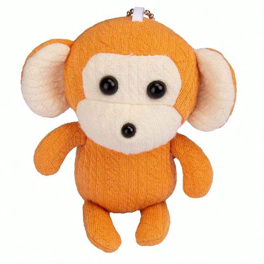 Colorful Monkey Plush Toy, Small Monkey Shaped Backpack, Adorable ...