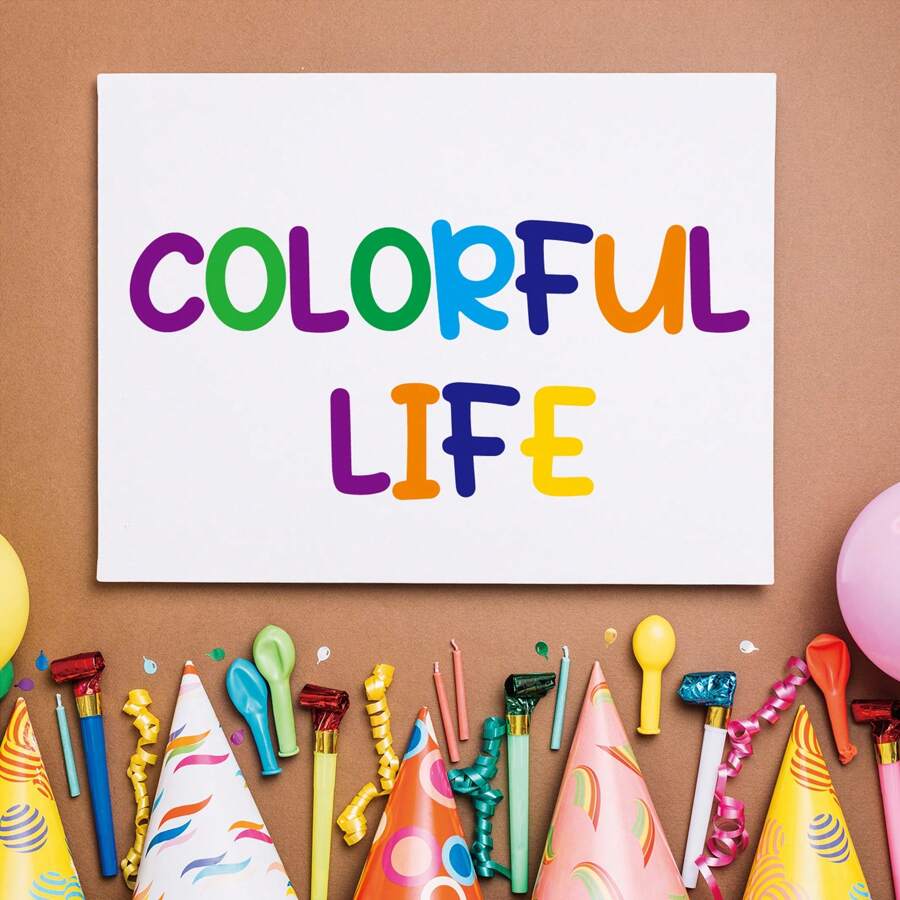 12 Sheets Vinyl Capital Letters Stickers, Self Adhesive Stick On ...