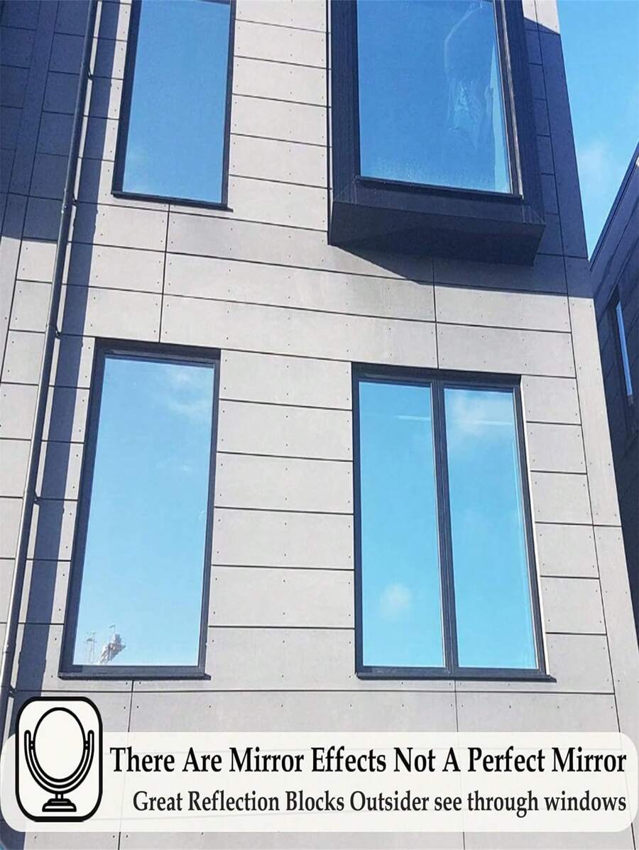 Window Film Privacy One Way Mirror Glass Tint Heat Control Sun UV ...