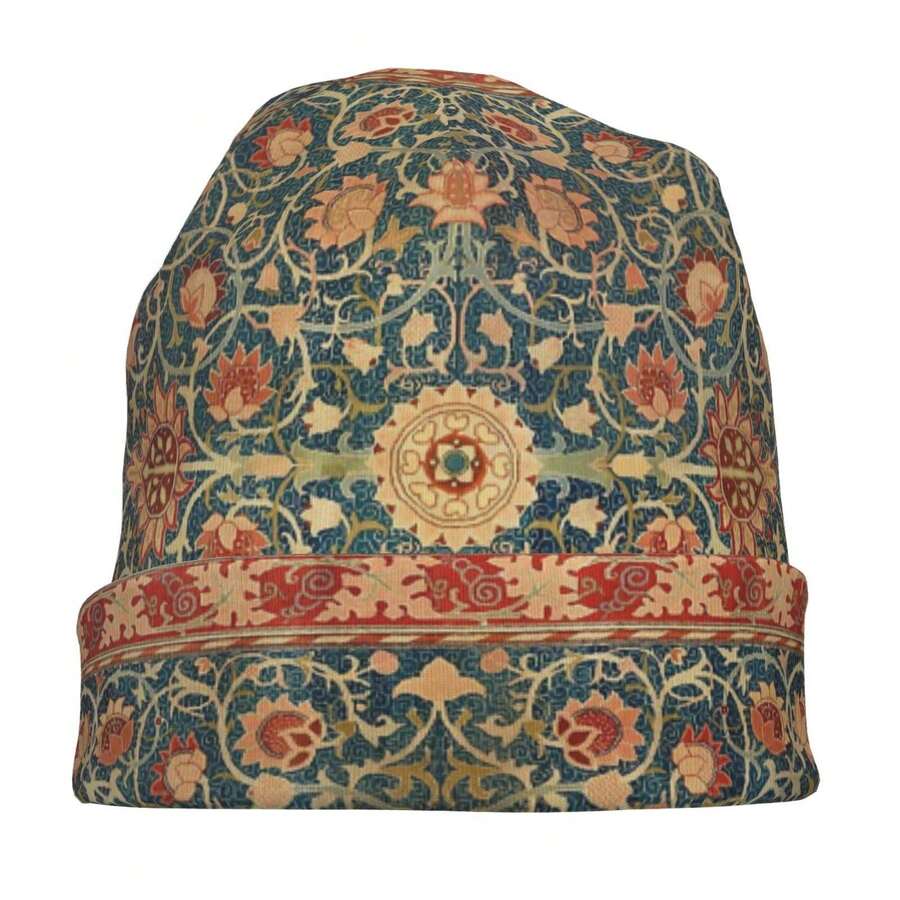 Bohemian Boho Style Skullies Beanies Caps Thin Hat Autumn Spring Bonnet ...