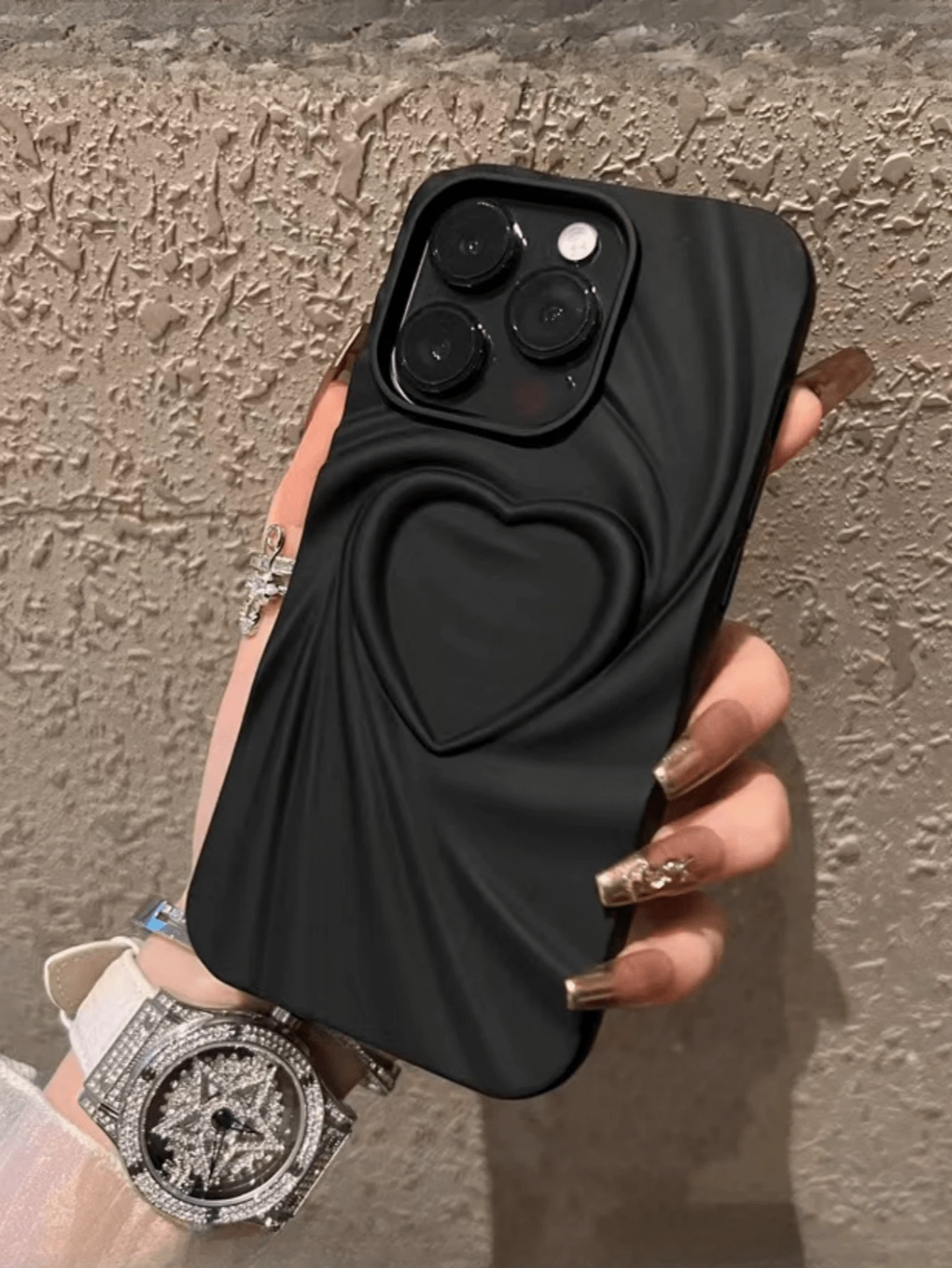 New 3D Heart-Shaped Phone Case Fit Compatible With Iphone, IPhone 15 ...
