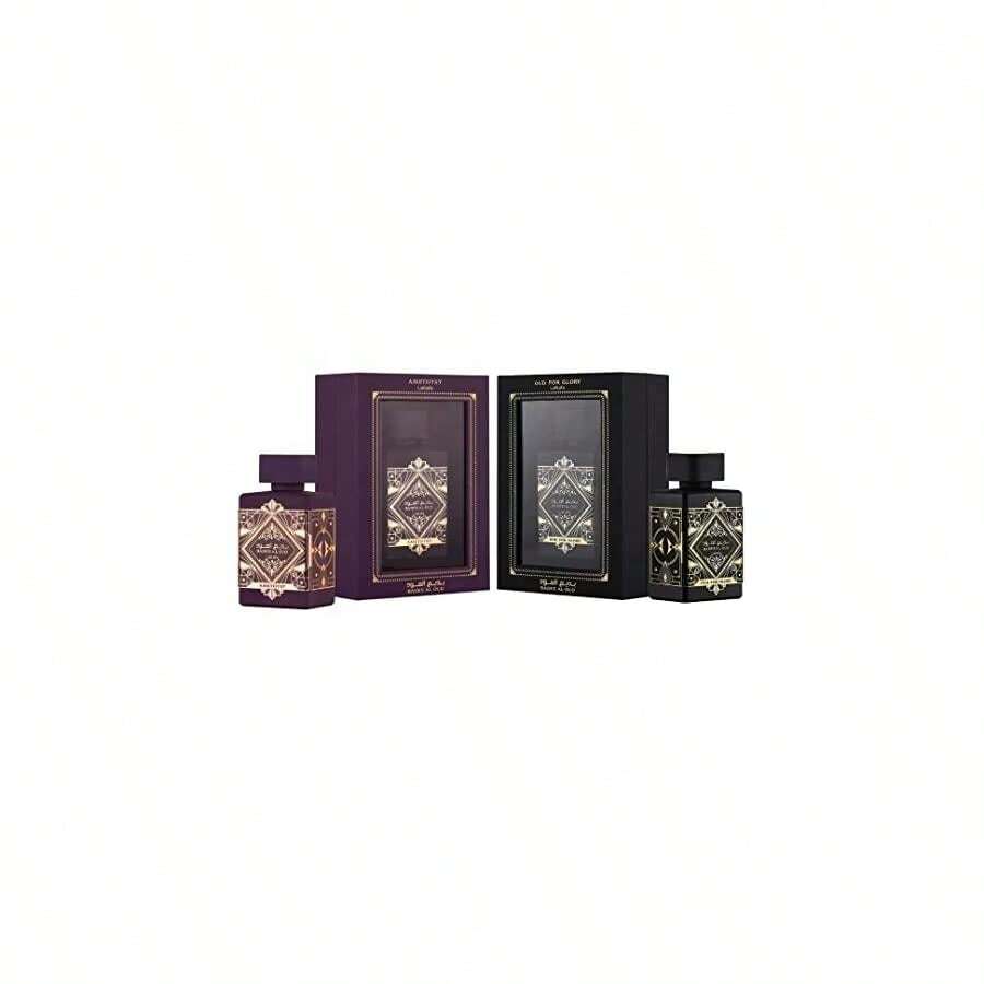 Lattafa Perfumes Bade'E Al Oud For Glory & Badee Al Oud Amethyst EDP ...
