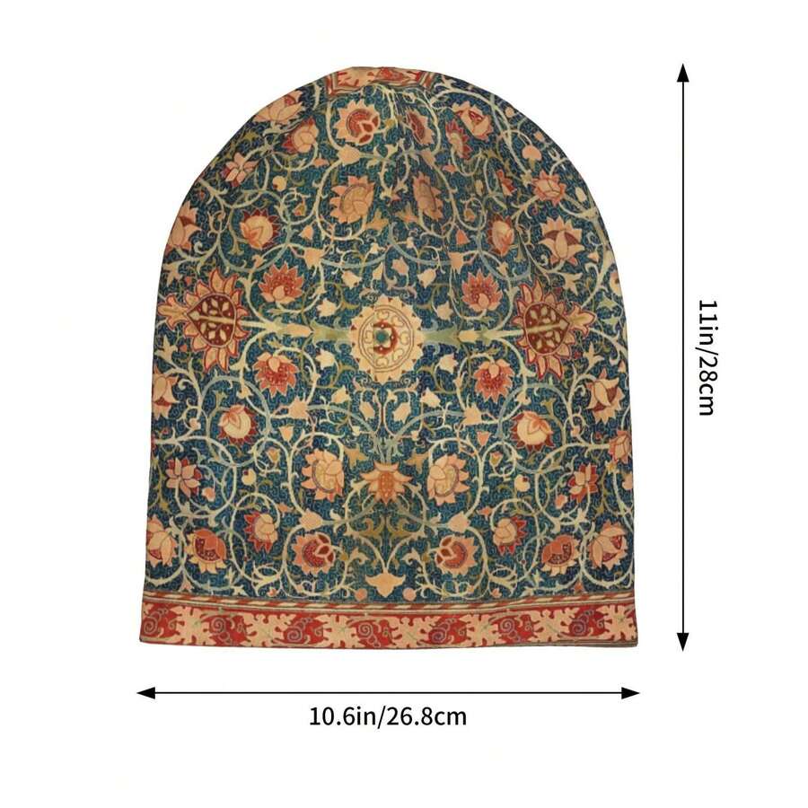 Bohemian Boho Style Skullies Beanies Caps Thin Hat Autumn Spring Bonnet ...