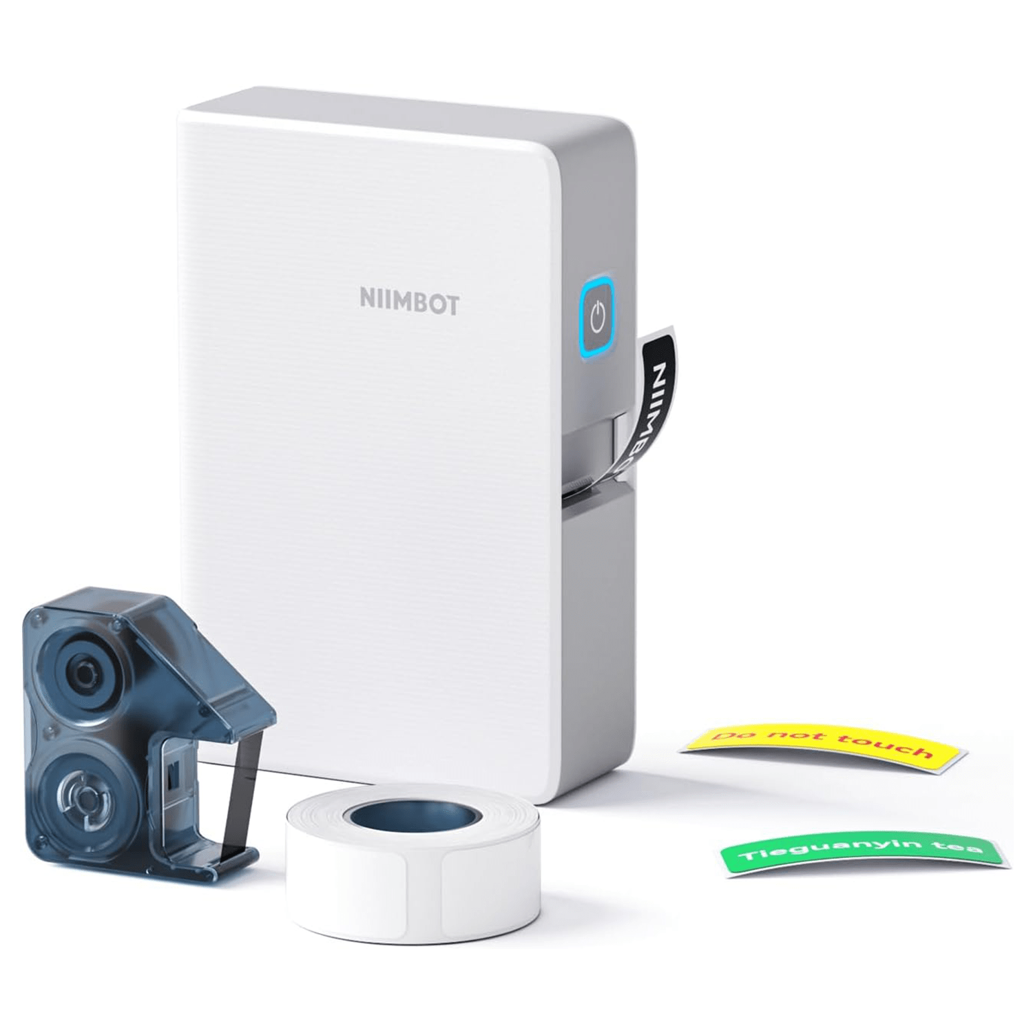 NIIMBOT B18 Label Maker With Tape, Portable Bluetooth Label Printer ...