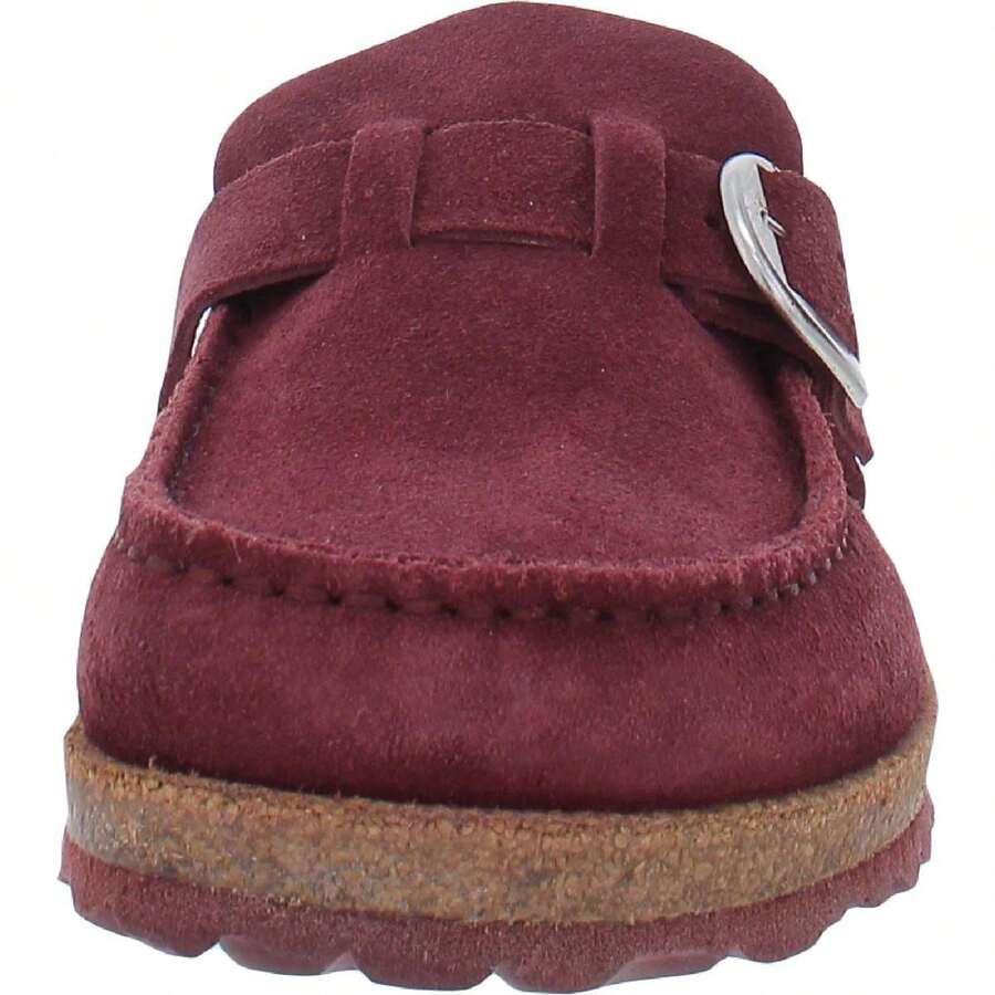 Birkenstock Womens Suede Closed Toe Footbed Sandals | SHEIN USA