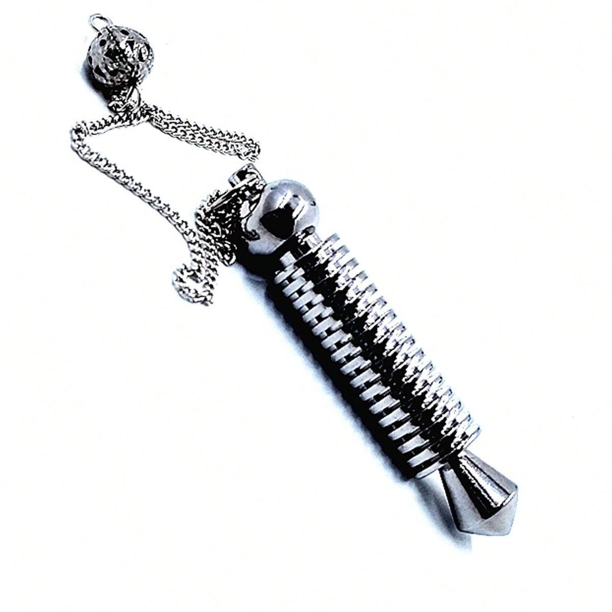 1 Pcs Brass Healing Metal Pendulums For Divination Pointed Cone ...