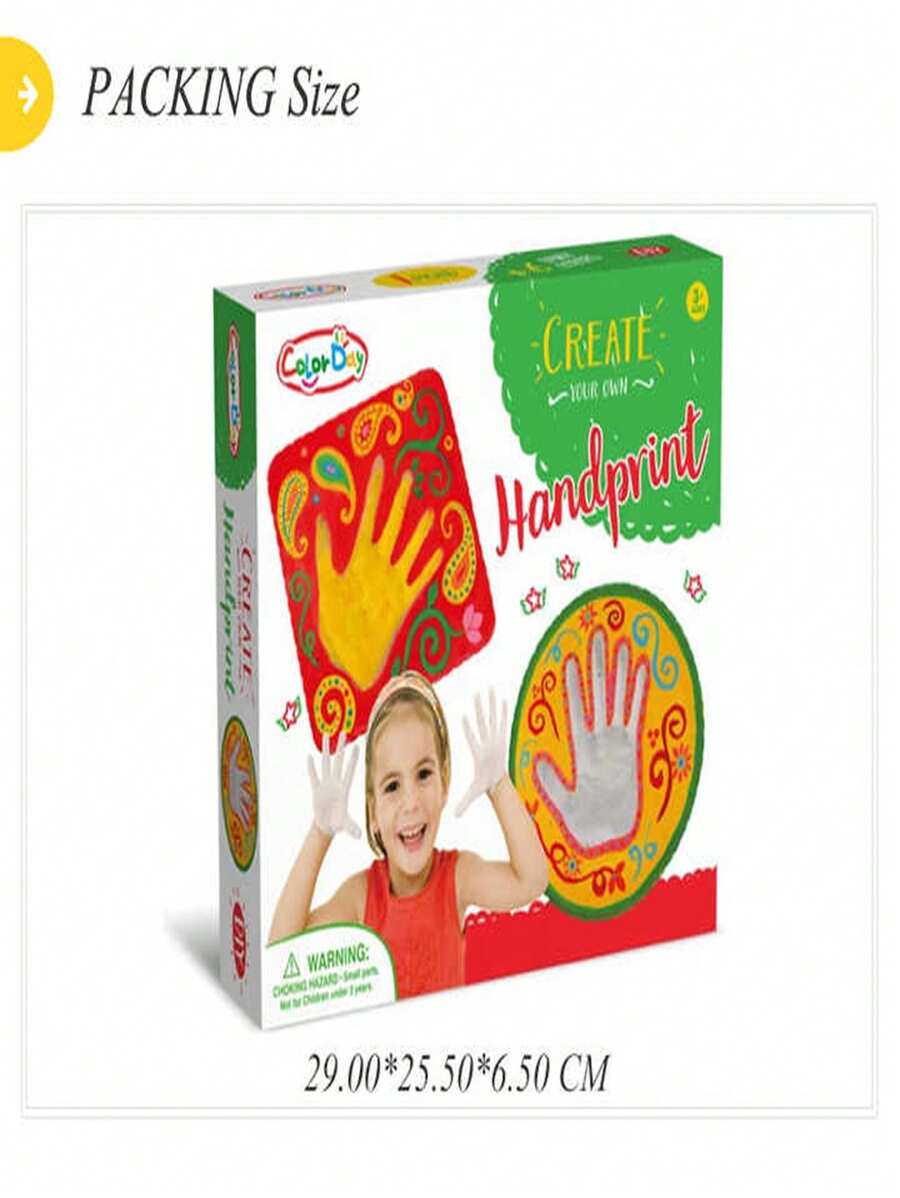 Diy Colored Handprint Plaster Kit Suitable For Children | SHEIN USA