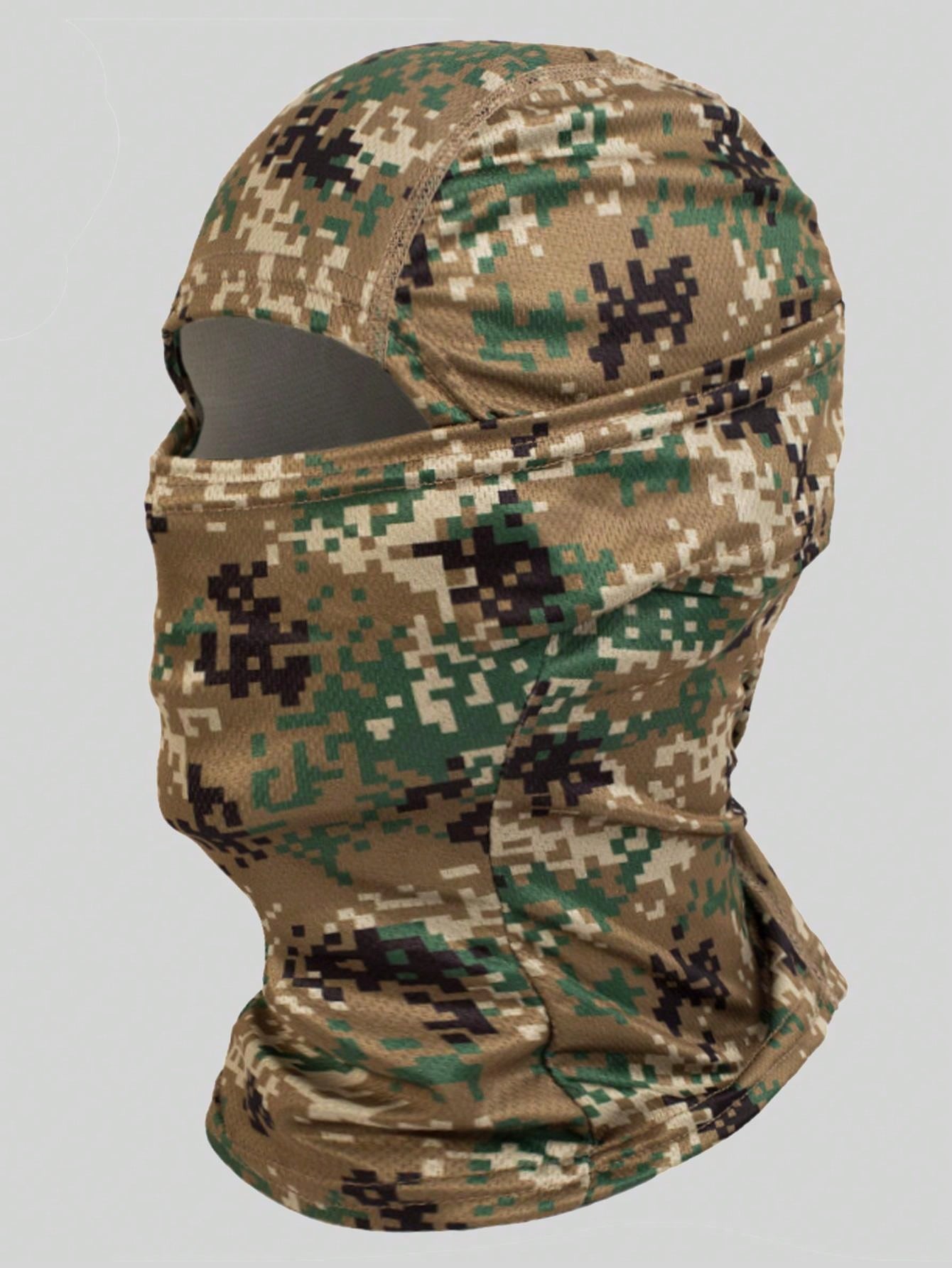 Musion Urban Digital Camo Motorcycle Balaclava Airsoft Mesh Fabric Full ...