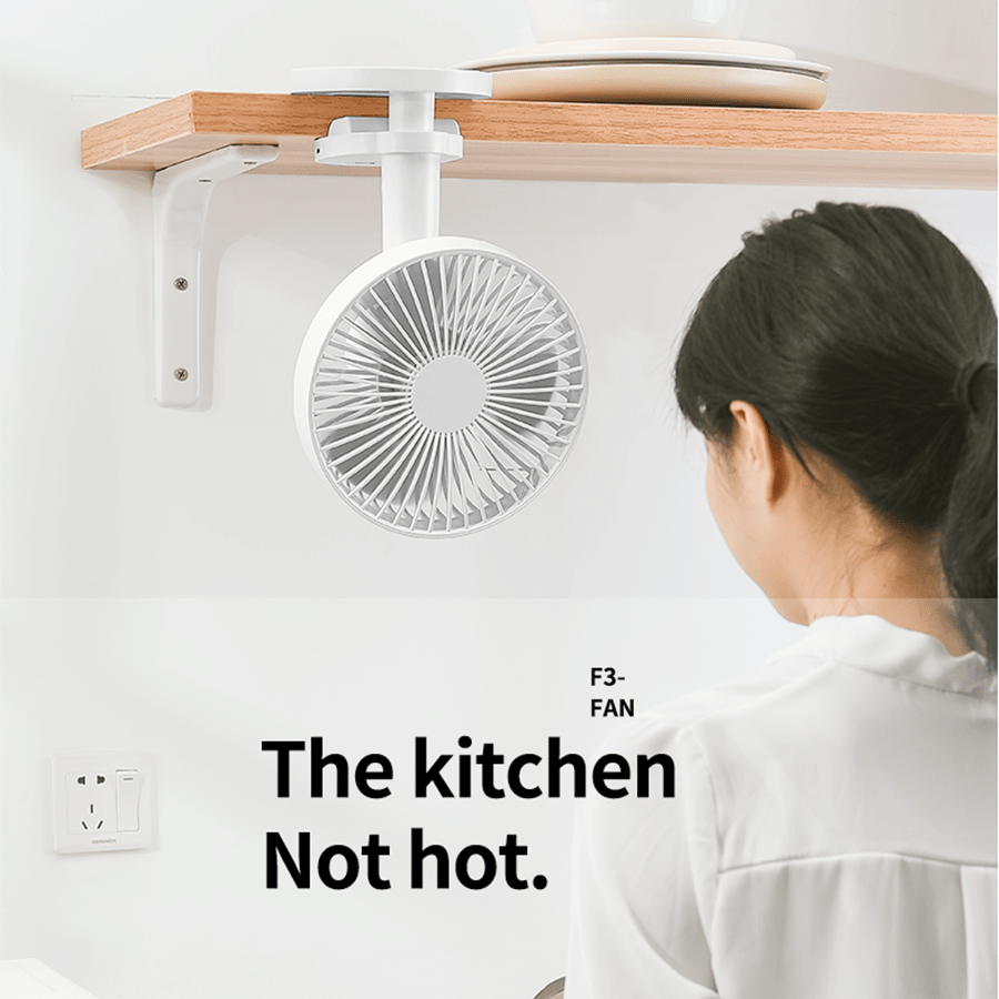 1 Desktop Stylish Small Fan, Designed With Infinite Rotating Shaft ...