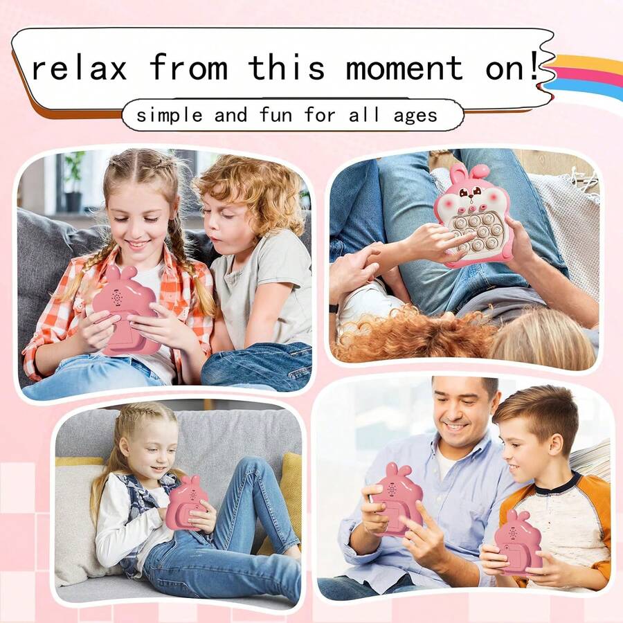 Push N' Pop Up Game Console With Whack-A-Mole Game And Puzzle Solving ...