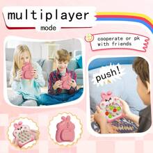 Push N' Pop Up Game Console With Whack-A-Mole Game And Puzzle Solving Levels, Helps To Relieve ...