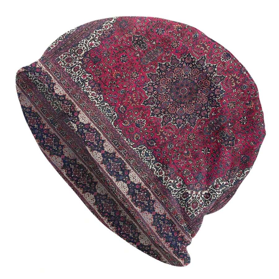 Bohemian Boho Style Skullies Beanies Caps Thin Hat Autumn Spring Bonnet ...