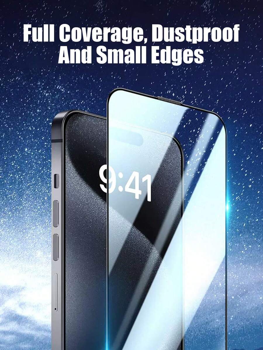 4pcs Full Screen Nano Dustproof & Hd Tempered Glass Film, With ...