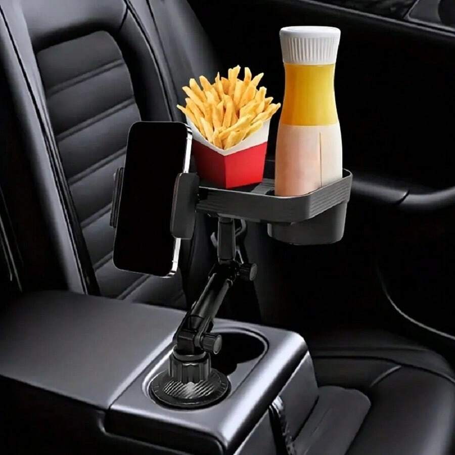 Car Cup Holder Tray, Auto Vanity Drink Carrier, Coffee Beverage Support ...