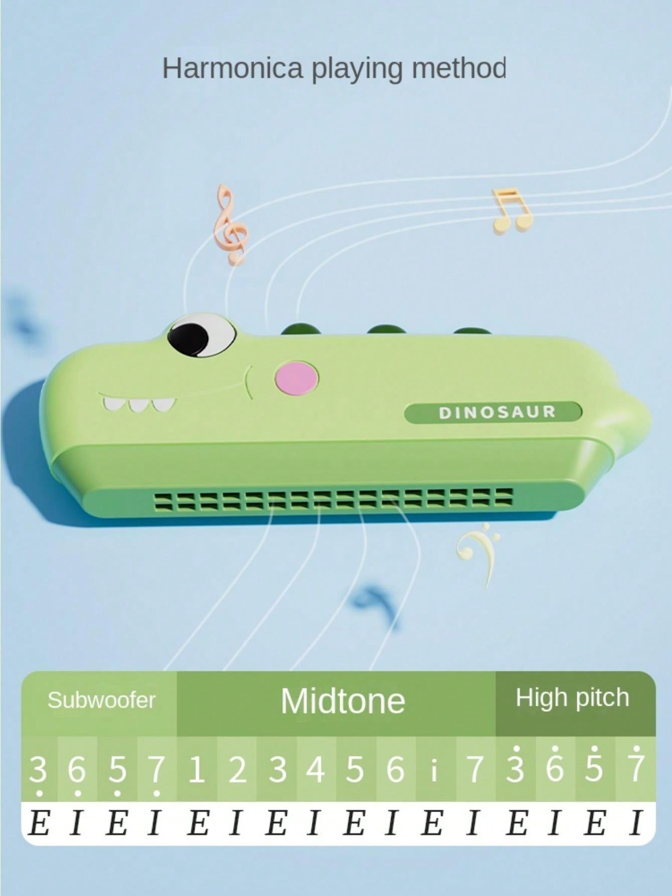 Monica Cartoon Harmonica(Some Parts Are Sent Random)Musical Instrument ...