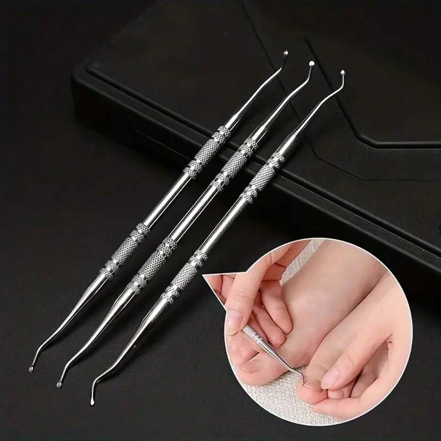 Callus Remover And Nail Cleaner Set - Professional Stainless Steel ...