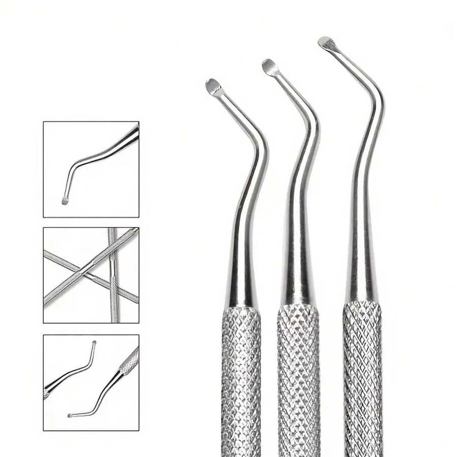 Callus Remover And Nail Cleaner Set - Professional Stainless Steel ...