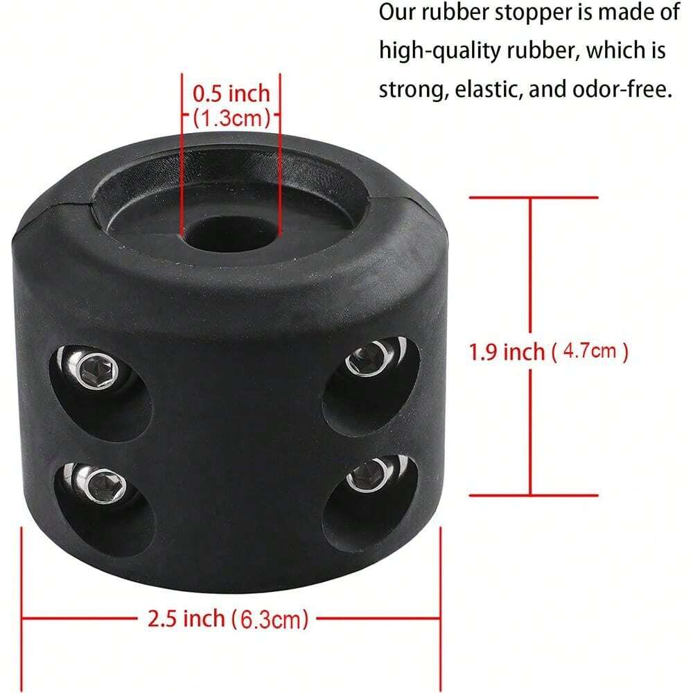 Winch Cable Hook Stopper Rubber Winch Line Saver With Wrench And Nuts ...