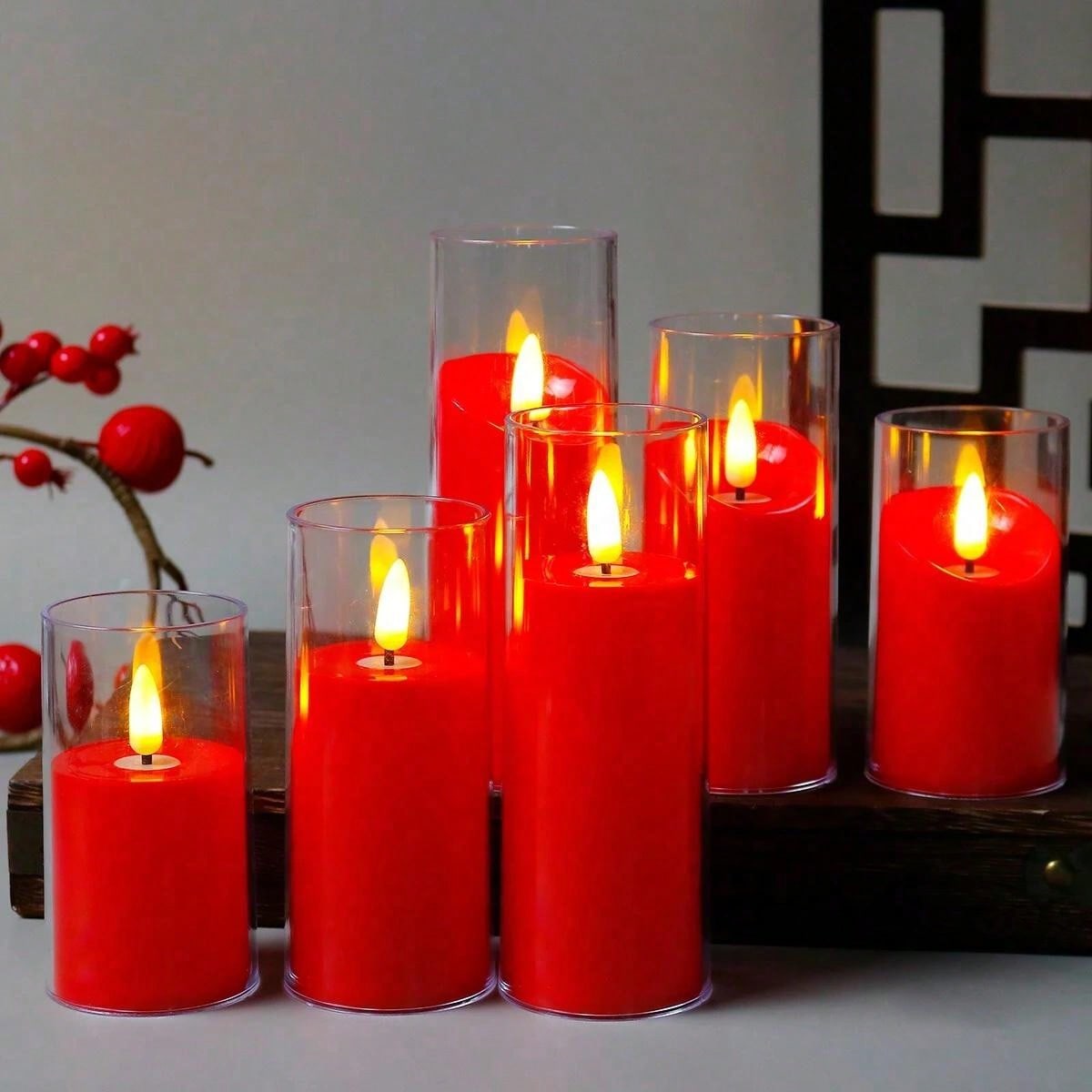1 Mini LED Flameless Candle, Simple Plastic Electronic Flameless Candle ...