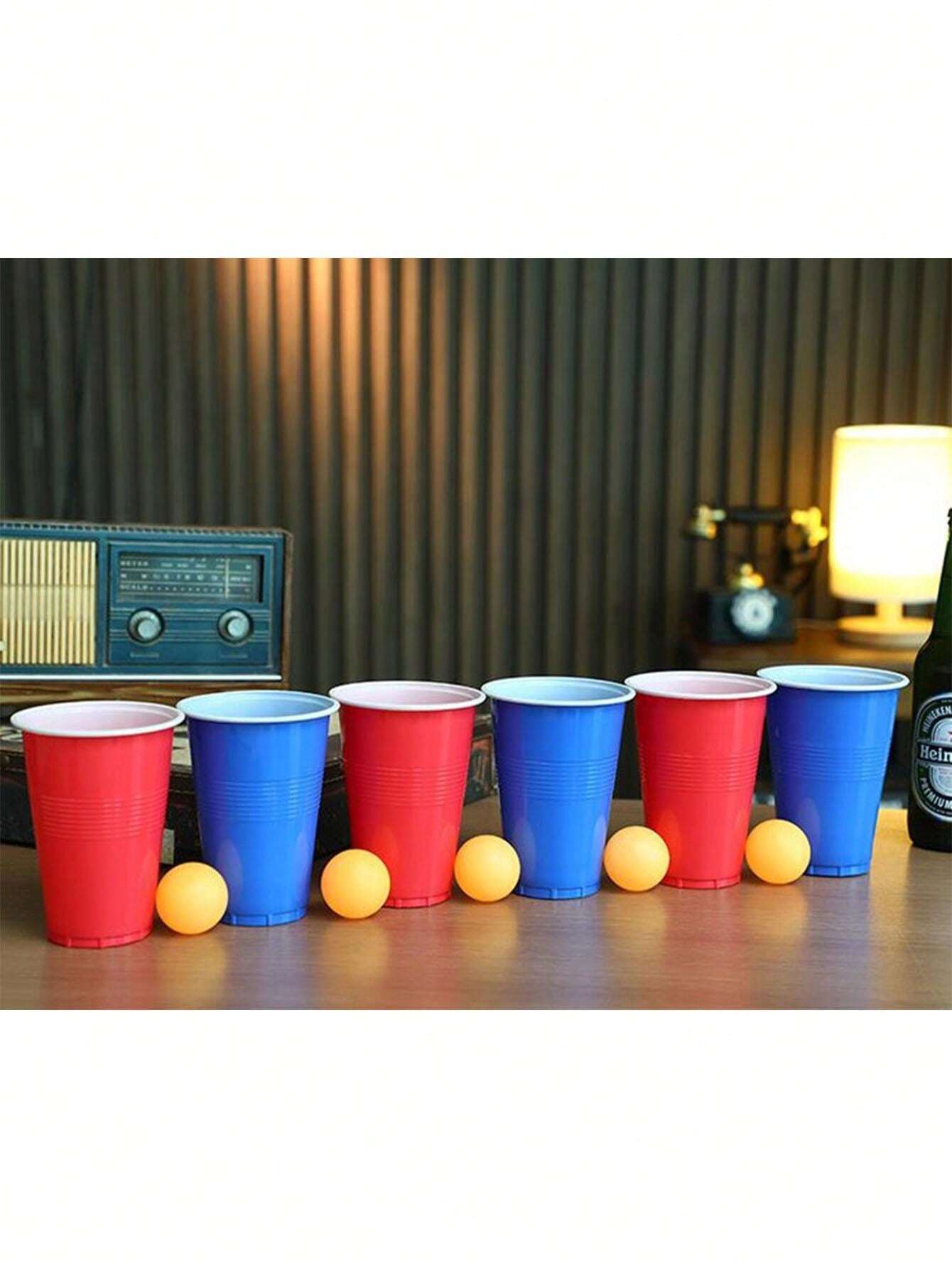 Party Beer Pong Kits For Game Beer Pong With 12 Cups 12 Balls Desktop ...