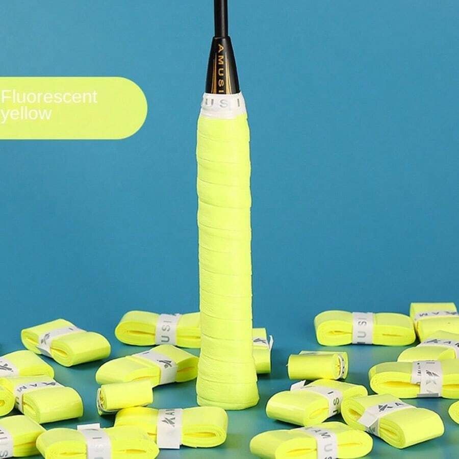 Badminton Racket Sweat-Absorbent Strap 12pcs Tennis Racket Sweat Tape ...