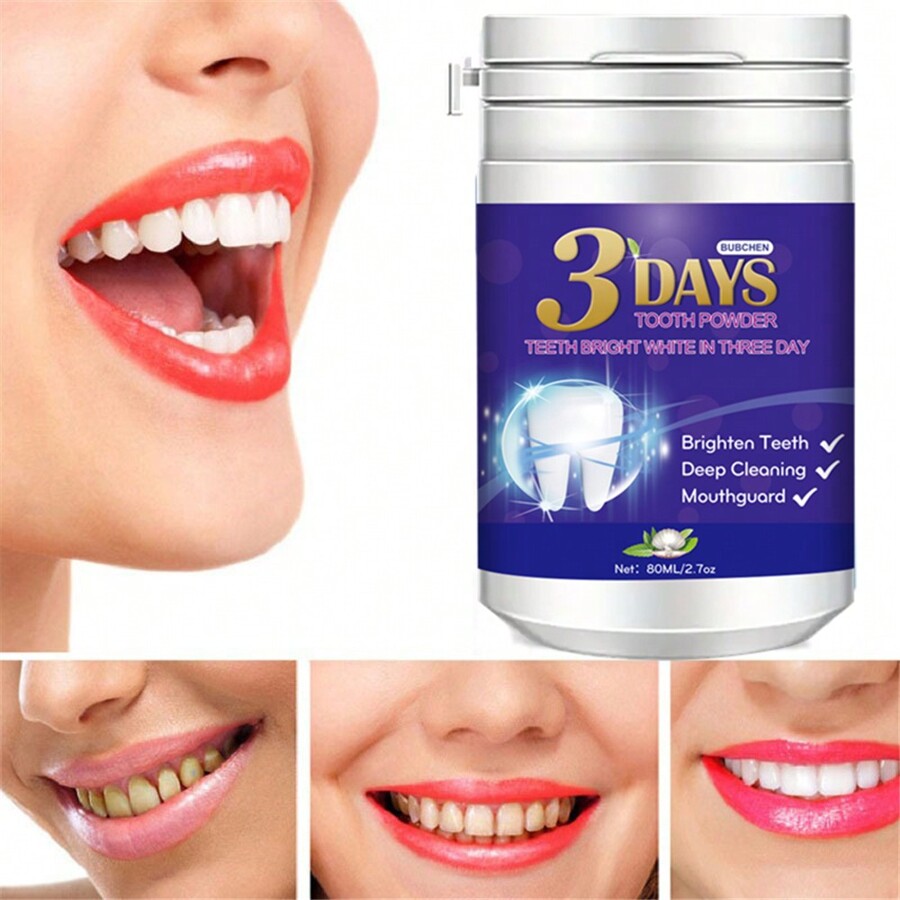 1 Bottle 80ML Magic Natural Teeth Whitening Mouth Cleaning Oral Teeth ...