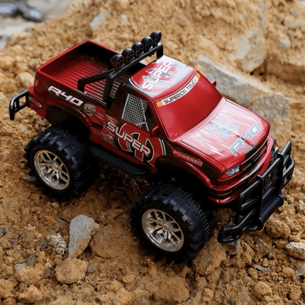 One Red Children'S Simulation Pickup Truck Toy, Large Off-Road Pickup ...