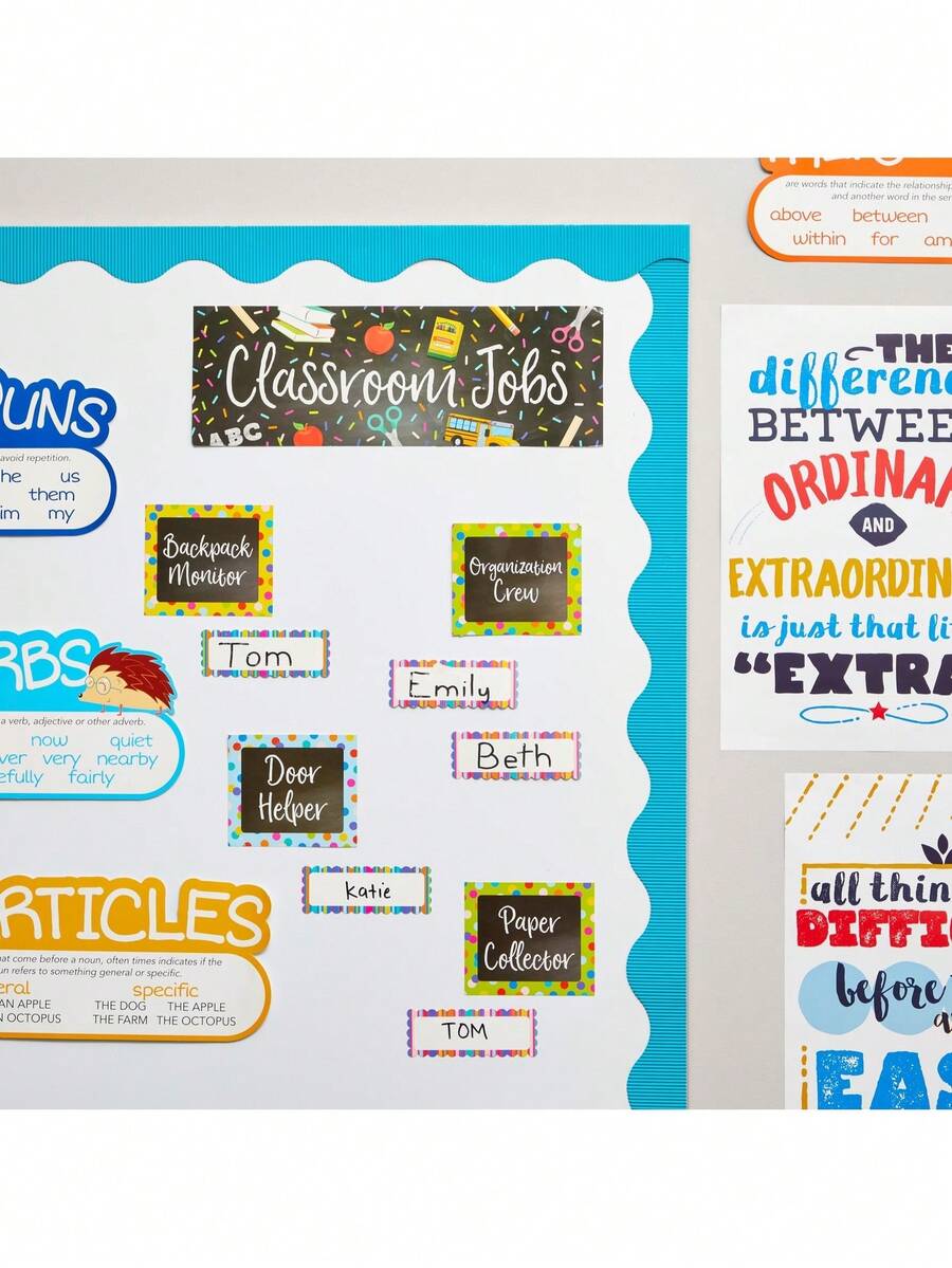 Scalloped Blue Bulletin Board Borders For Teachers Supplies, Classroom ...