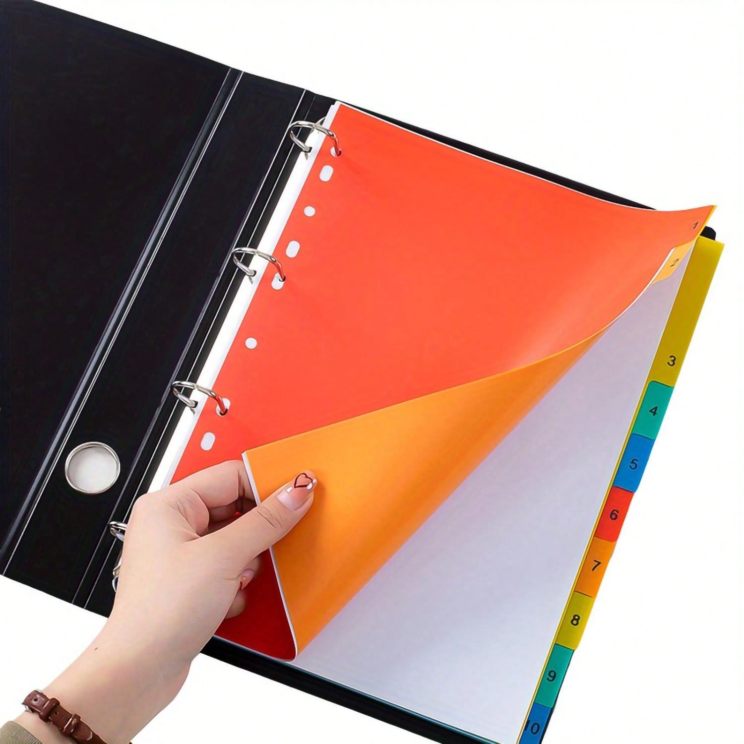 11 Ring Digit Dividers For 3 Ring Binder A4 Index Dividers A4 Binder A4 ...