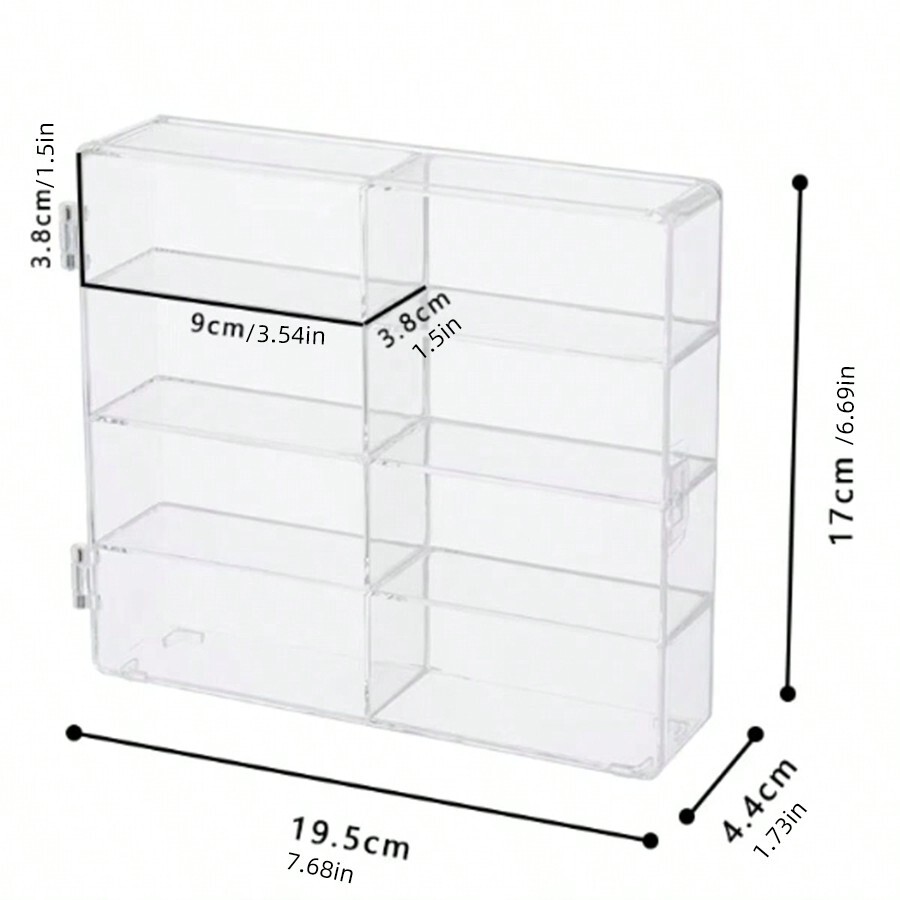 Cute Miniature Blind Box Display Case For Collectibles With Clear ...