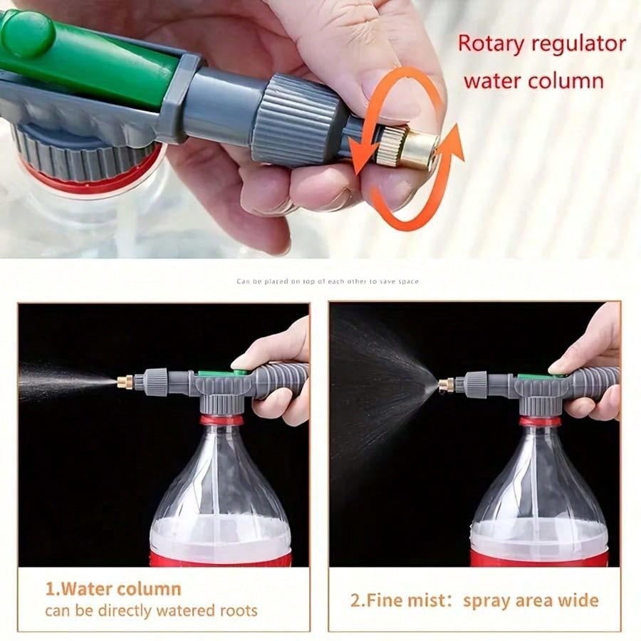 1pc Bottle Sprayer With Straw Pen Nozzle, High Pressure Pump ...