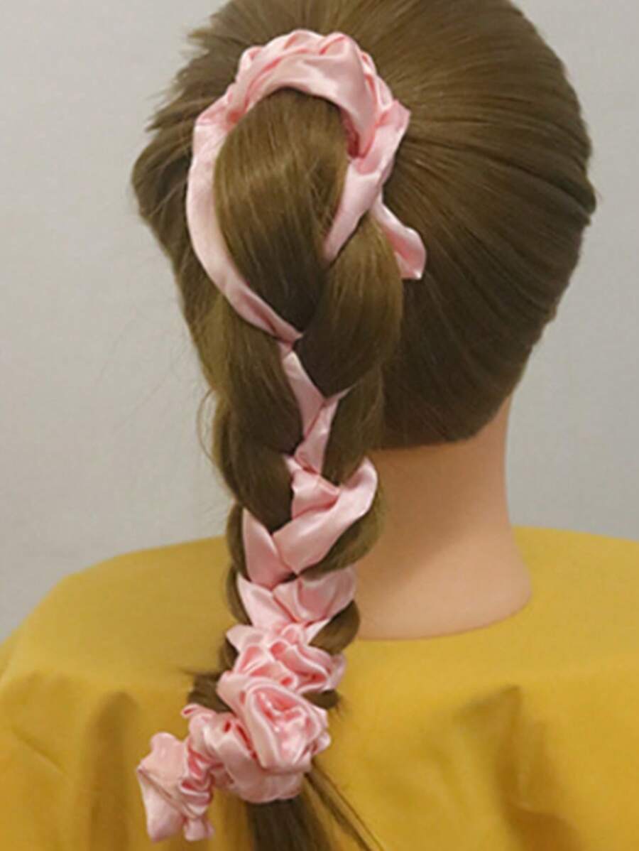 Silk Heatless Jellyfish Shaped Lazy Curling Stick Fried Dough Twists ...