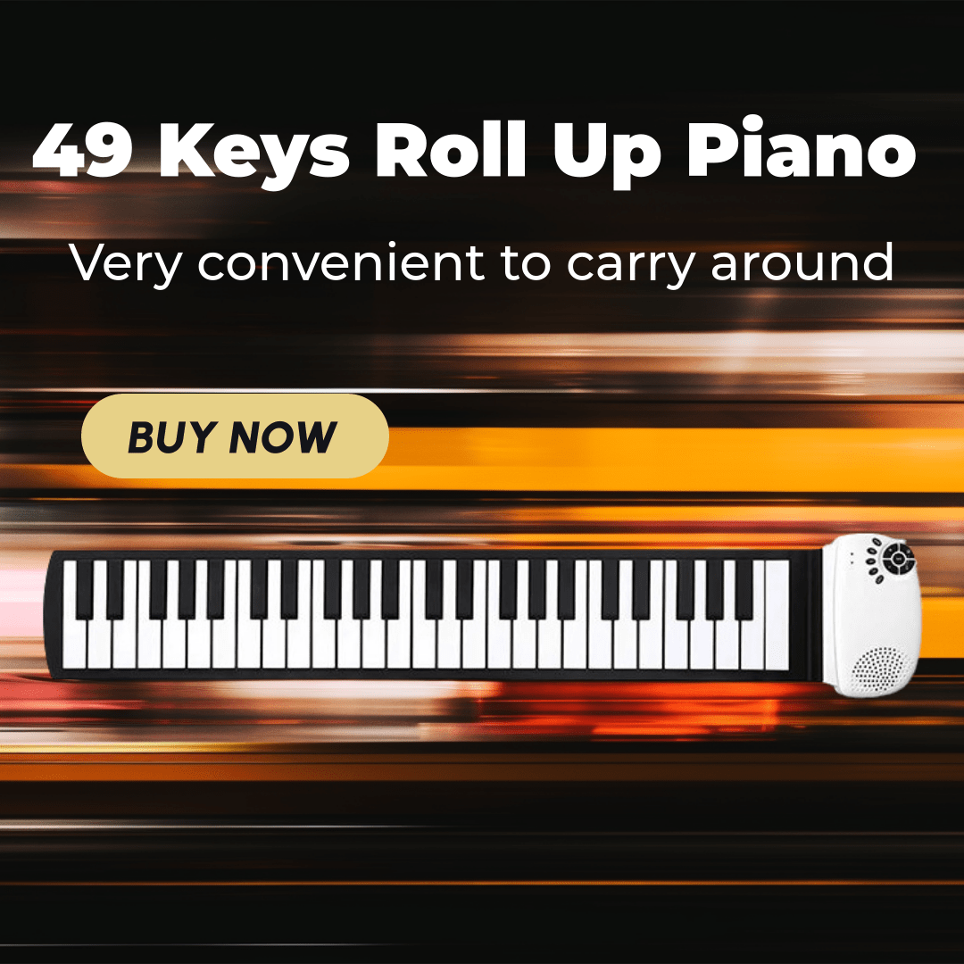 49 Key Roll Up Keyboard Foldable Electronic Piano Rechargeable Hand ...