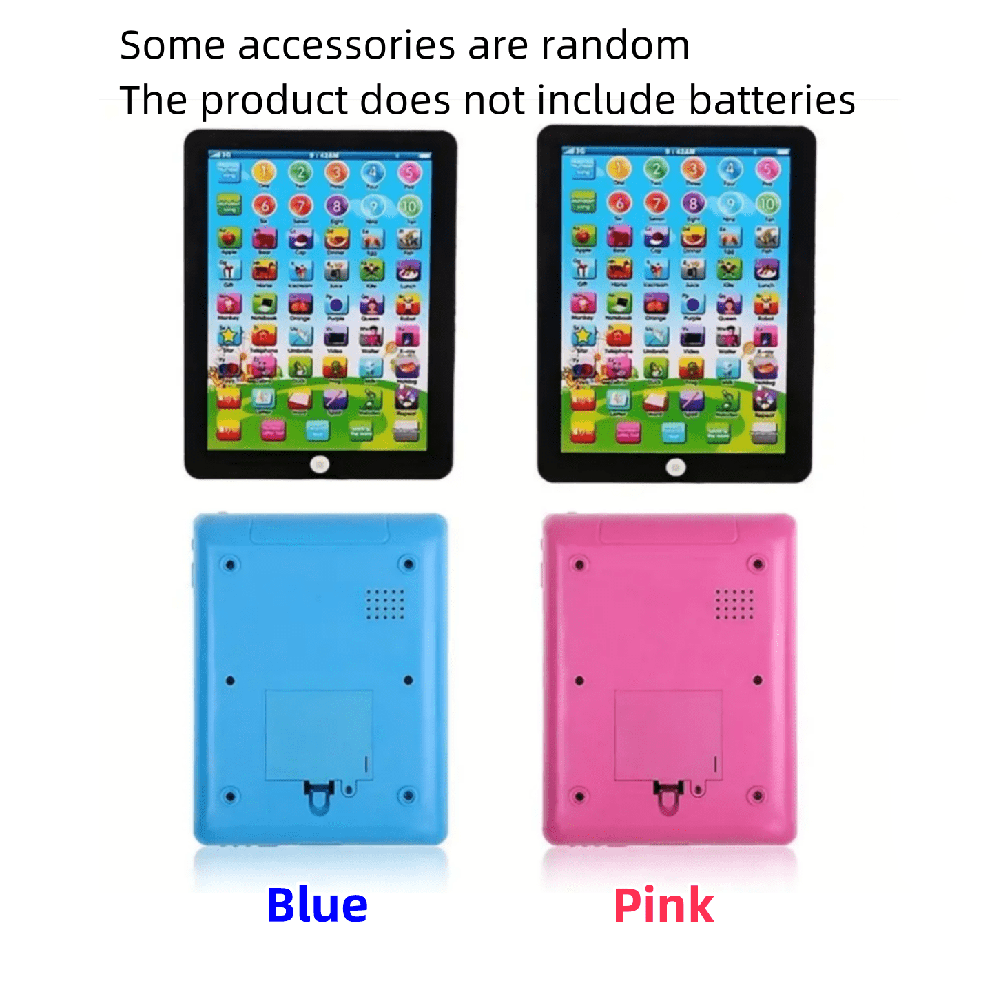 1PC English Tablet Children's Learning Tablet Letter Recognition ...
