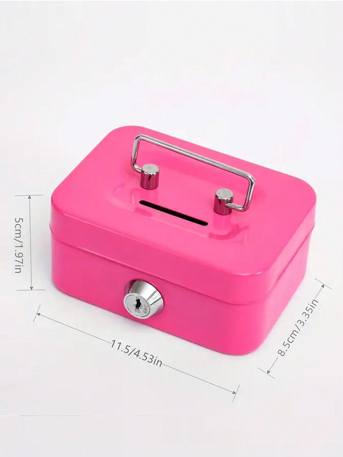 1PC Stainless Steel Money Box For Boys And Girls, Metal Keylock Storage ...