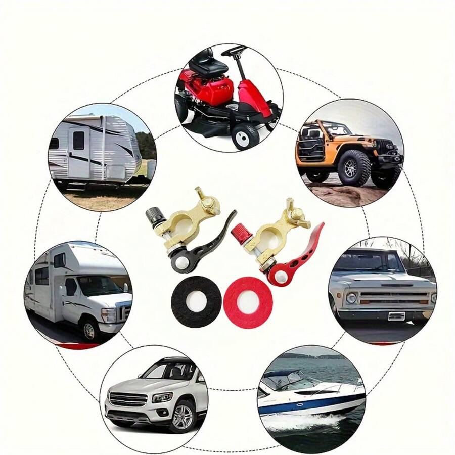 Auto-batterie-terminal-verbinder, Boot-batterie-terminal, Messing ...