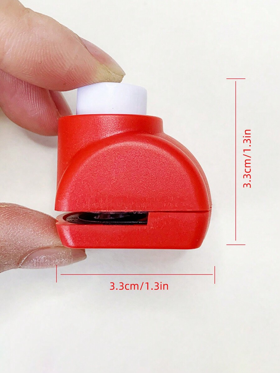 Mini Red Heart-Shaped Hole Puncher Diy Paper Craft Scrapbook Punch Tool ...